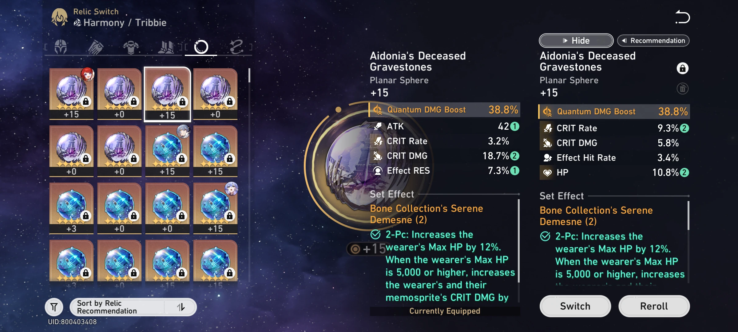 three decent spheres while still on the first half of the patch when ...