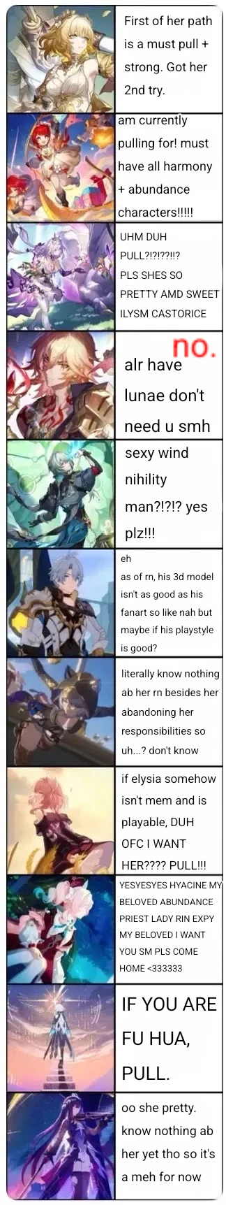 HSR PULL Plans 3.0+!! Honkai: Star Rail | HoYoLAB