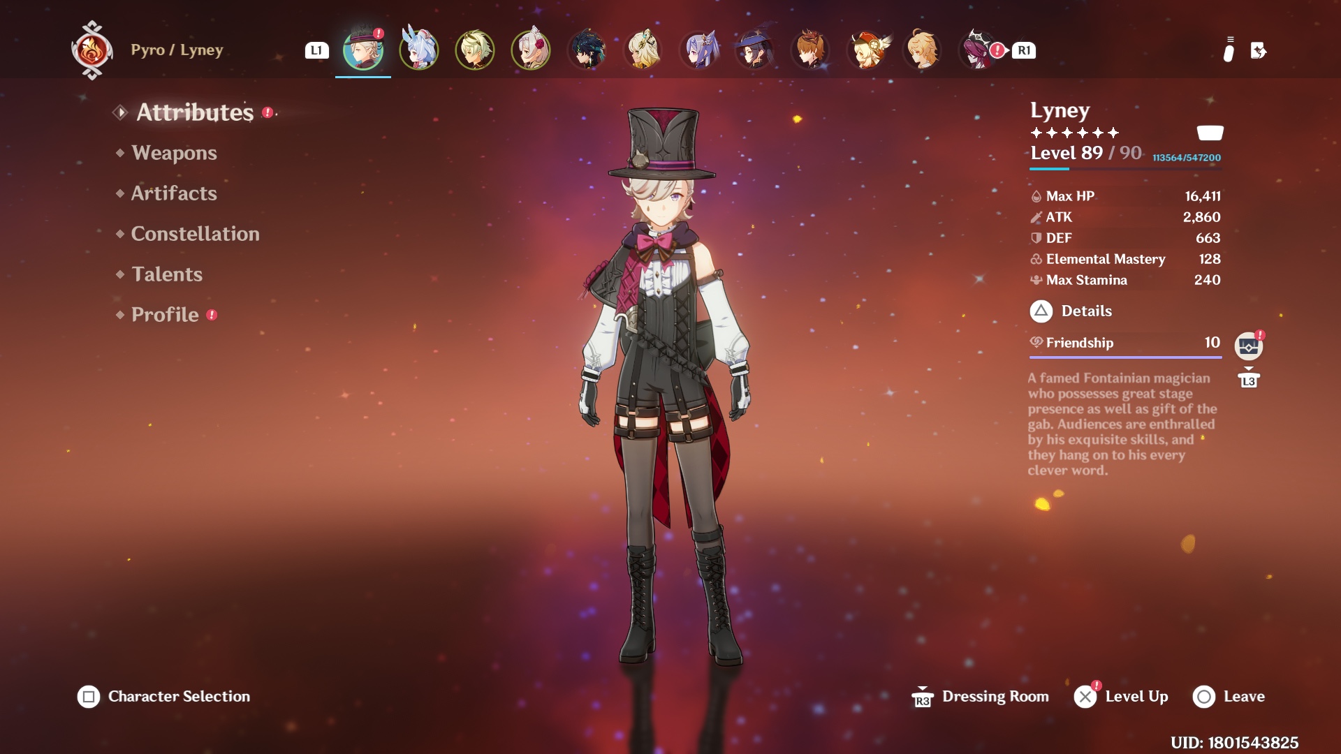 🎉Lyney Friendship level 10🎉 Genshin Impact | HoYoLAB