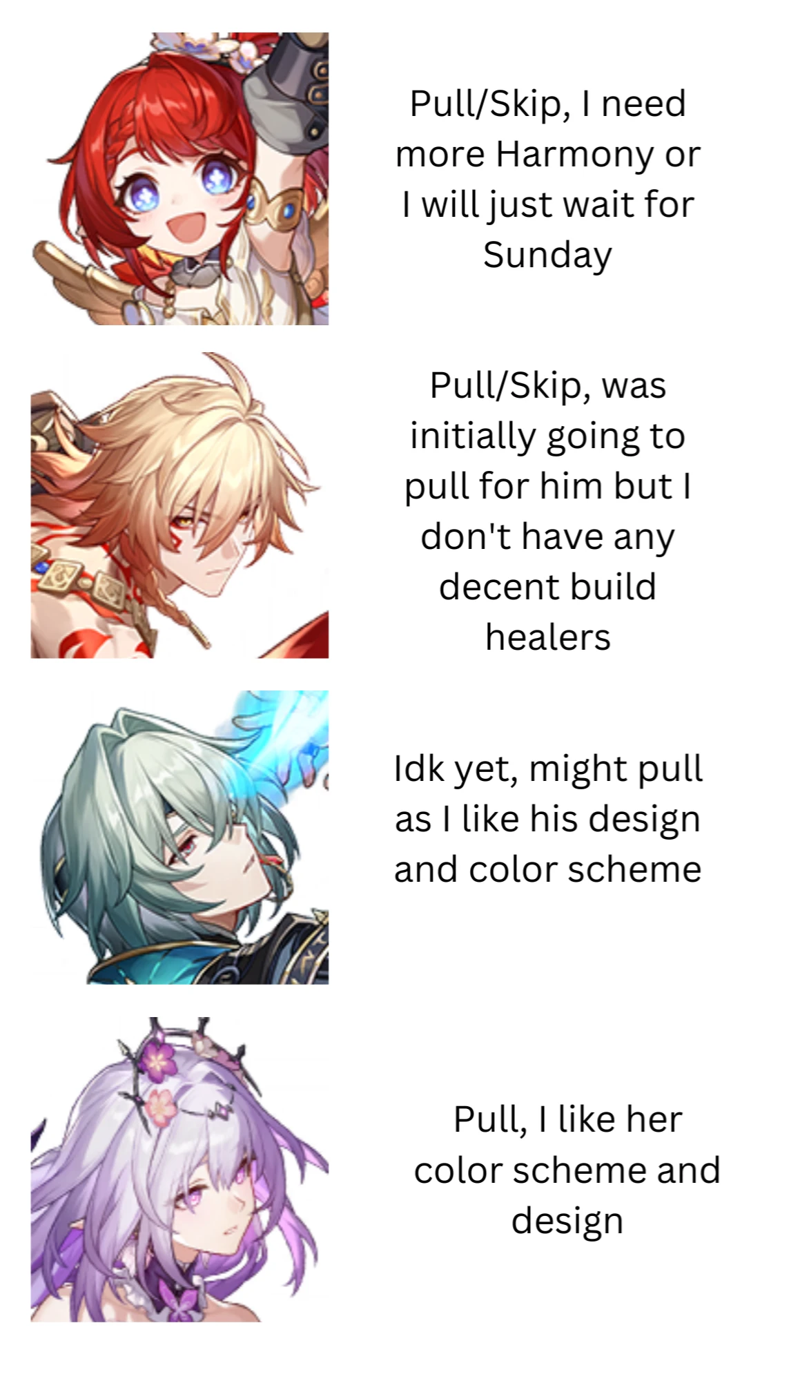 Pulling plans for Chrysos Heirs Honkai: Star Rail | HoYoLAB