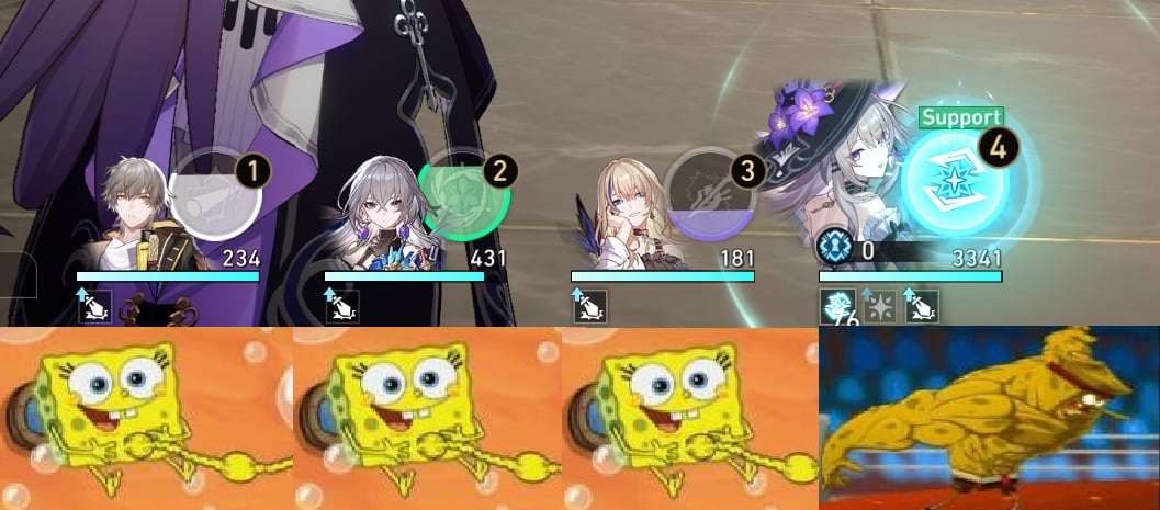 So i made another acc on HSR with my alt profile to play F2P 100 % and ...