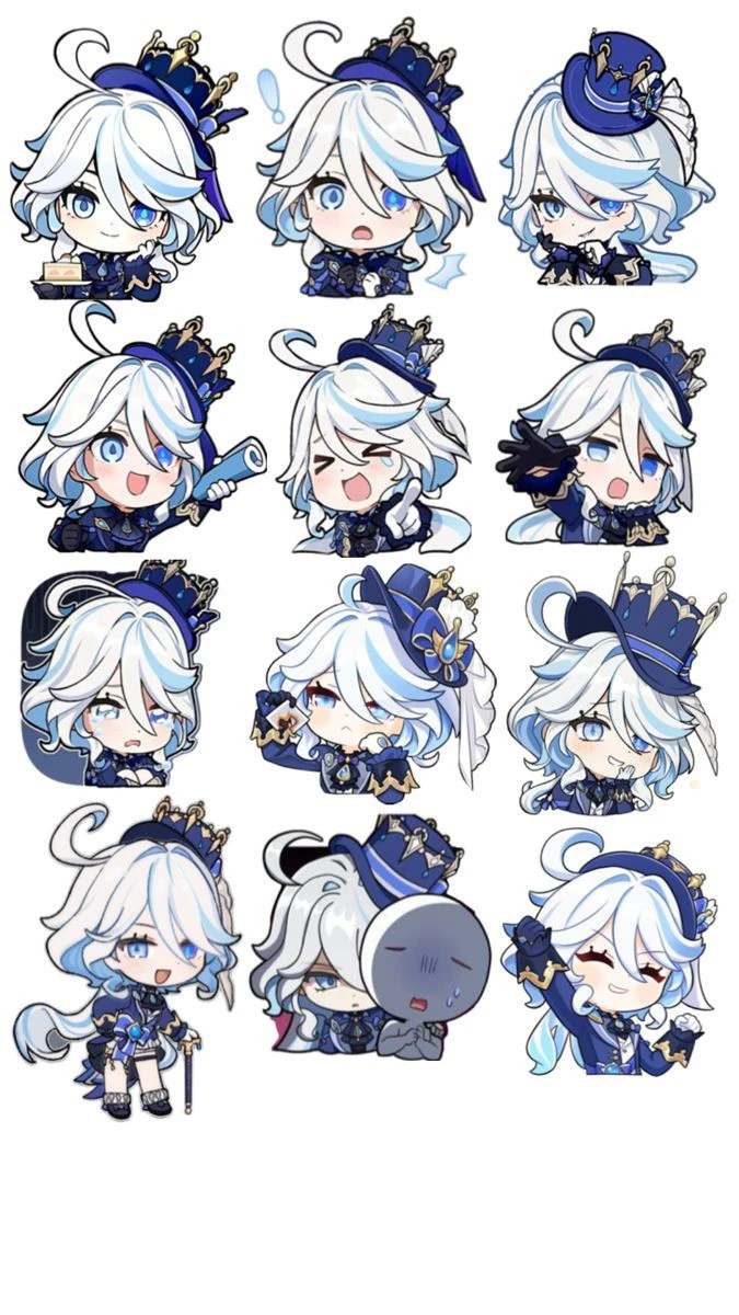 Furina cute icons Genshin Impact | HoYoLAB