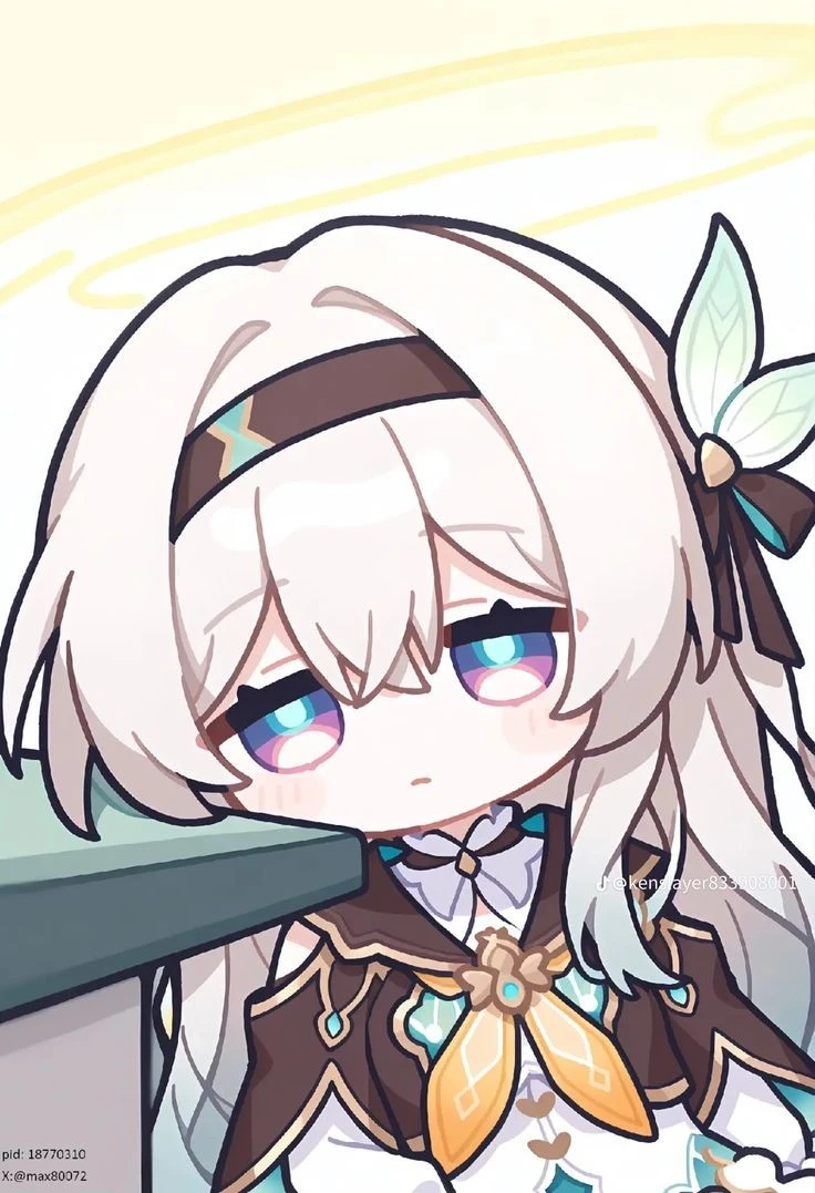 A new chibi I found on Pinterest of firefly Honkai: Star Rail | HoYoLAB