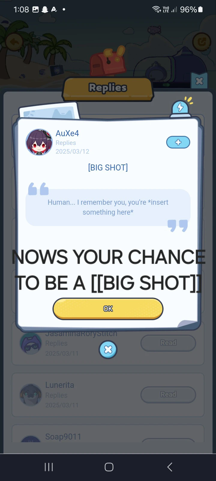 NOW IS YOUR CHANCE TO BE A [[BIG SHOT]] | HoYoLAB