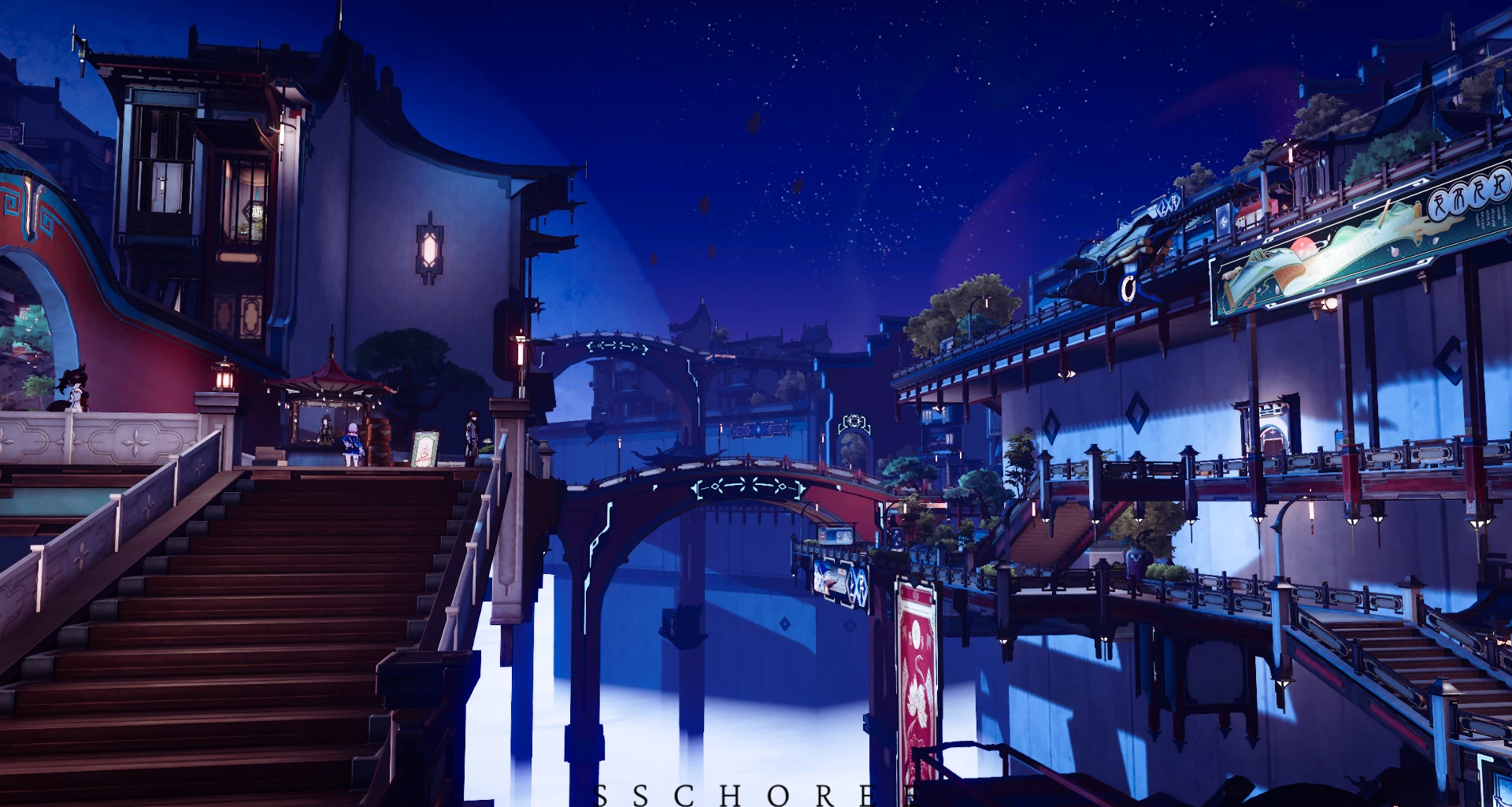 City Centre Nightscape Honkai: Star Rail | HoYoLAB