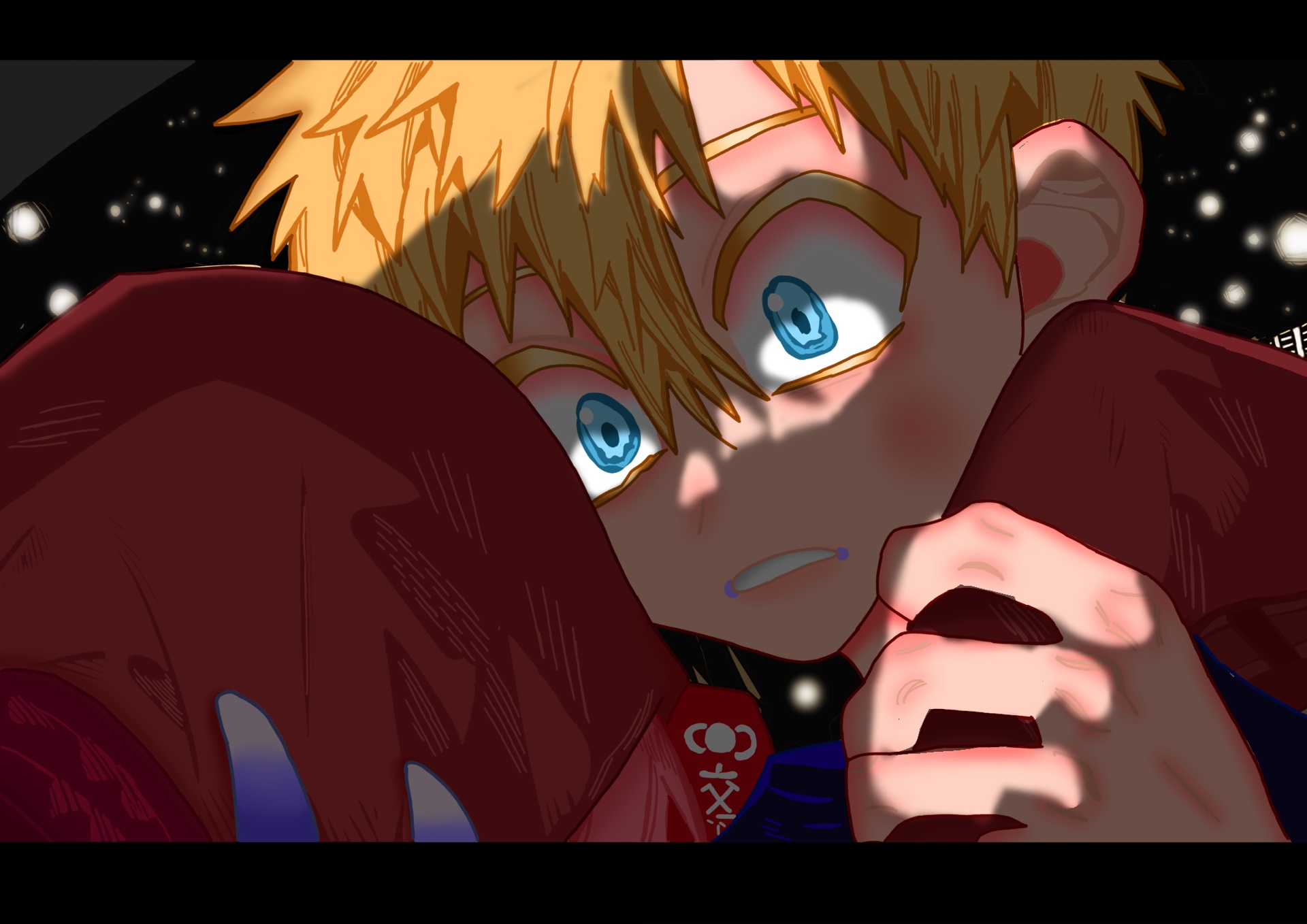 I colored in a Tbhk official art! | HoYoLAB