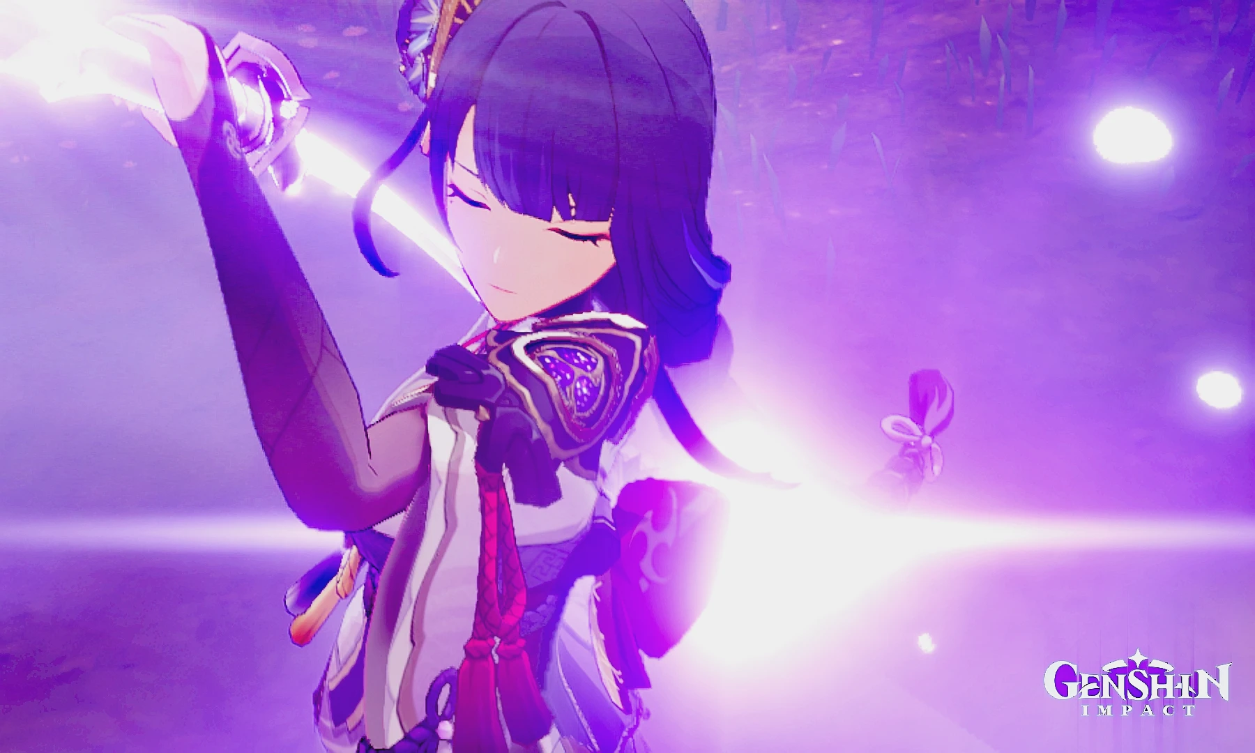 RAiDEN Ei, preparing for battle! Genshin Impact | HoYoLAB