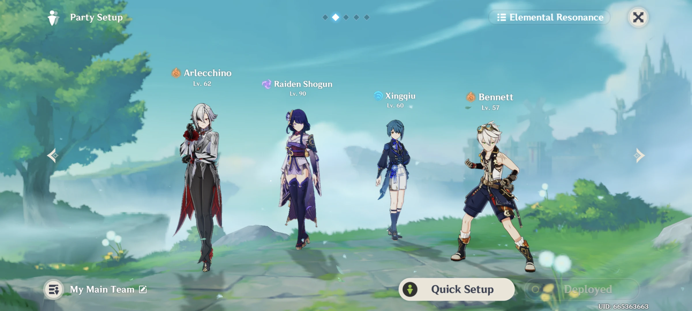 when that one character is the only one on level 90 Genshin Impact ...