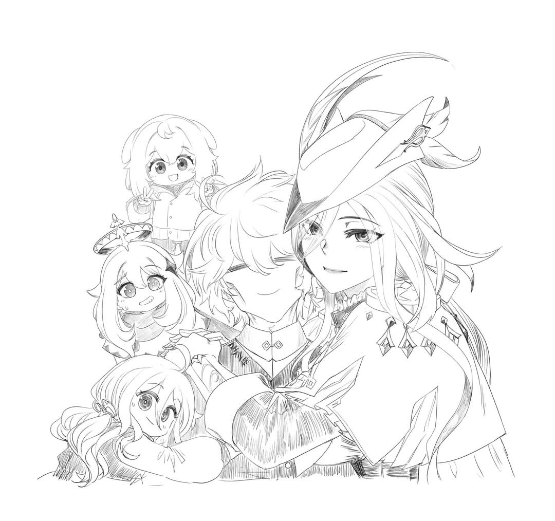 Aether X Clorinde Genshin Impact | HoYoLAB