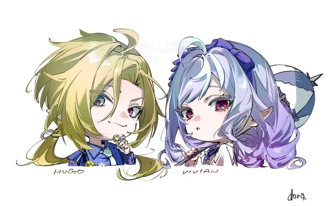 Hugo & Vivian By w_drdr https://x.com/w_drdr/status/1898709162458317019 ...