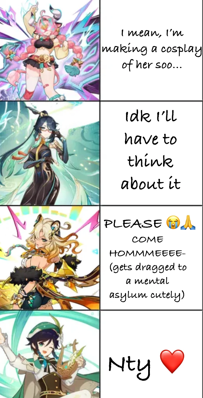 If I lose my 50/50 to Jean 1 more time I’m sacrificing myself to Ronova 💔 Genshin Impact | HoYoLAB