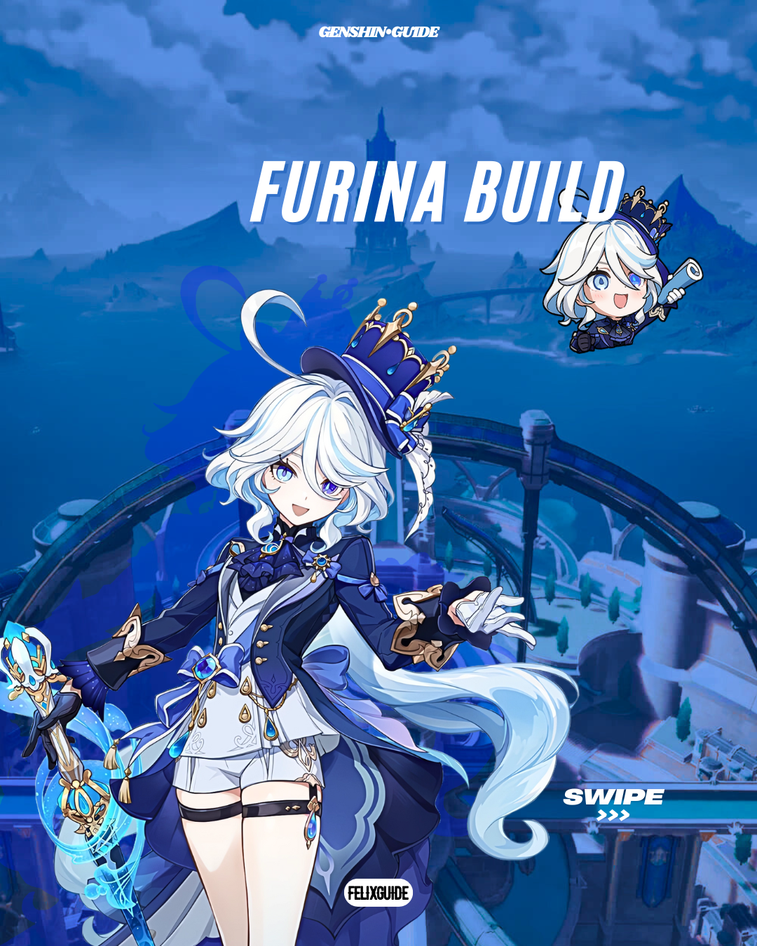 FURINA BUILD 🩵💙 Genshin Impact | HoYoLAB
