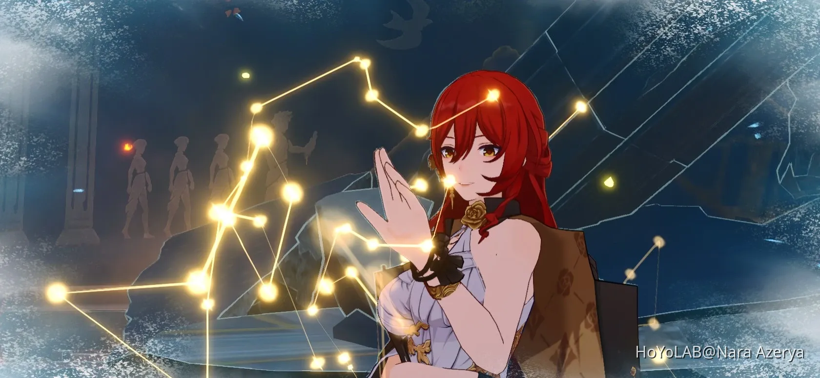 Random Pictures with the effect of Prophecy Tablet(?) II Honkai: Star ...