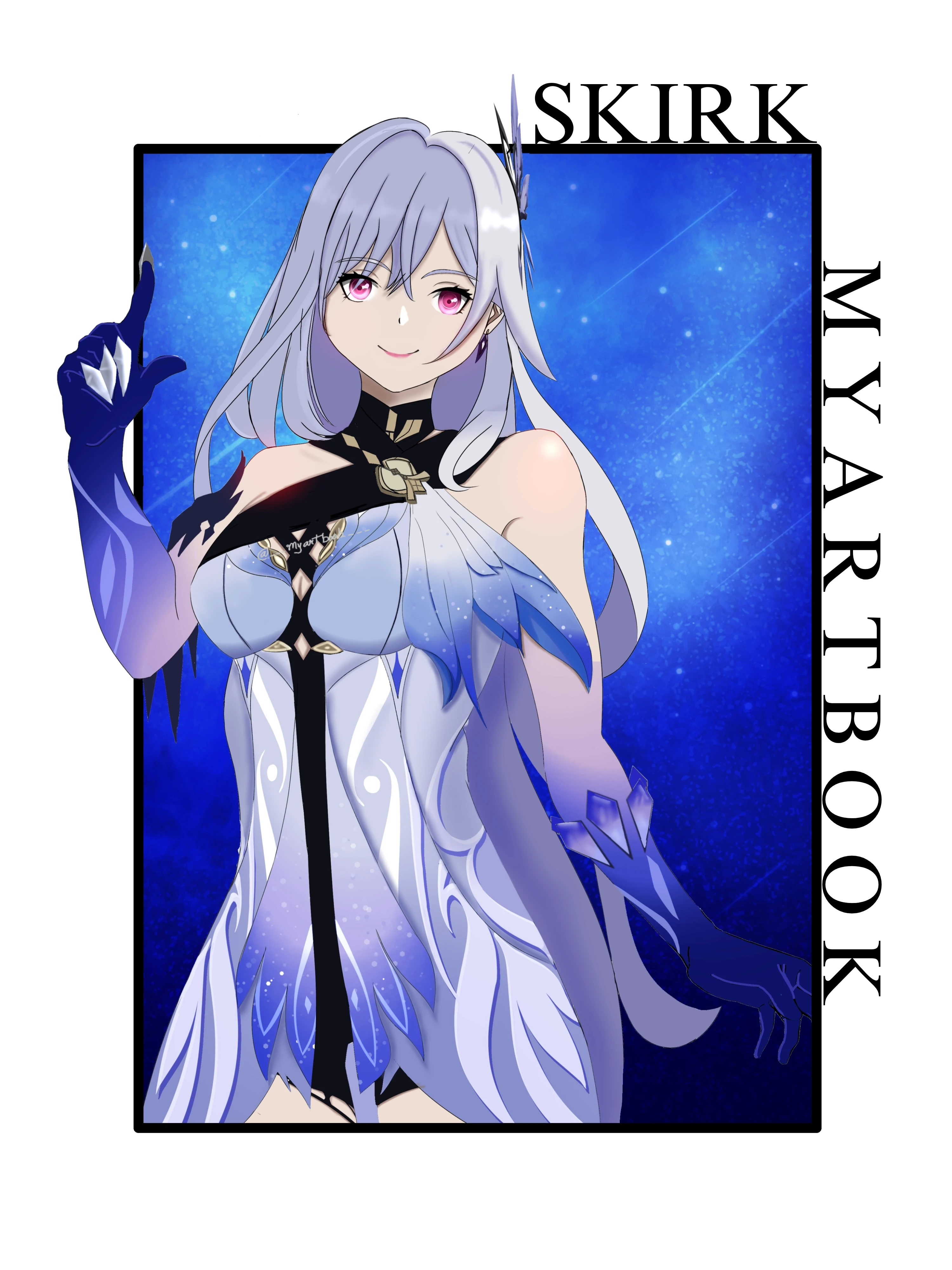 SKIRK Redesign ft IG|@___myartbook___ Genshin Impact | HoYoLAB