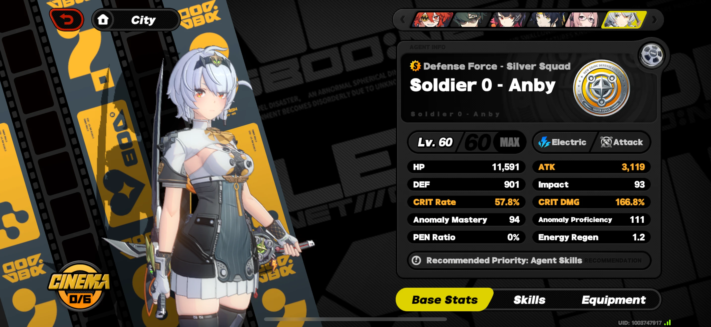 My Build for Soldier 0 Anby + a Cool Wipeout Zenless Zone Zero | HoYoLAB