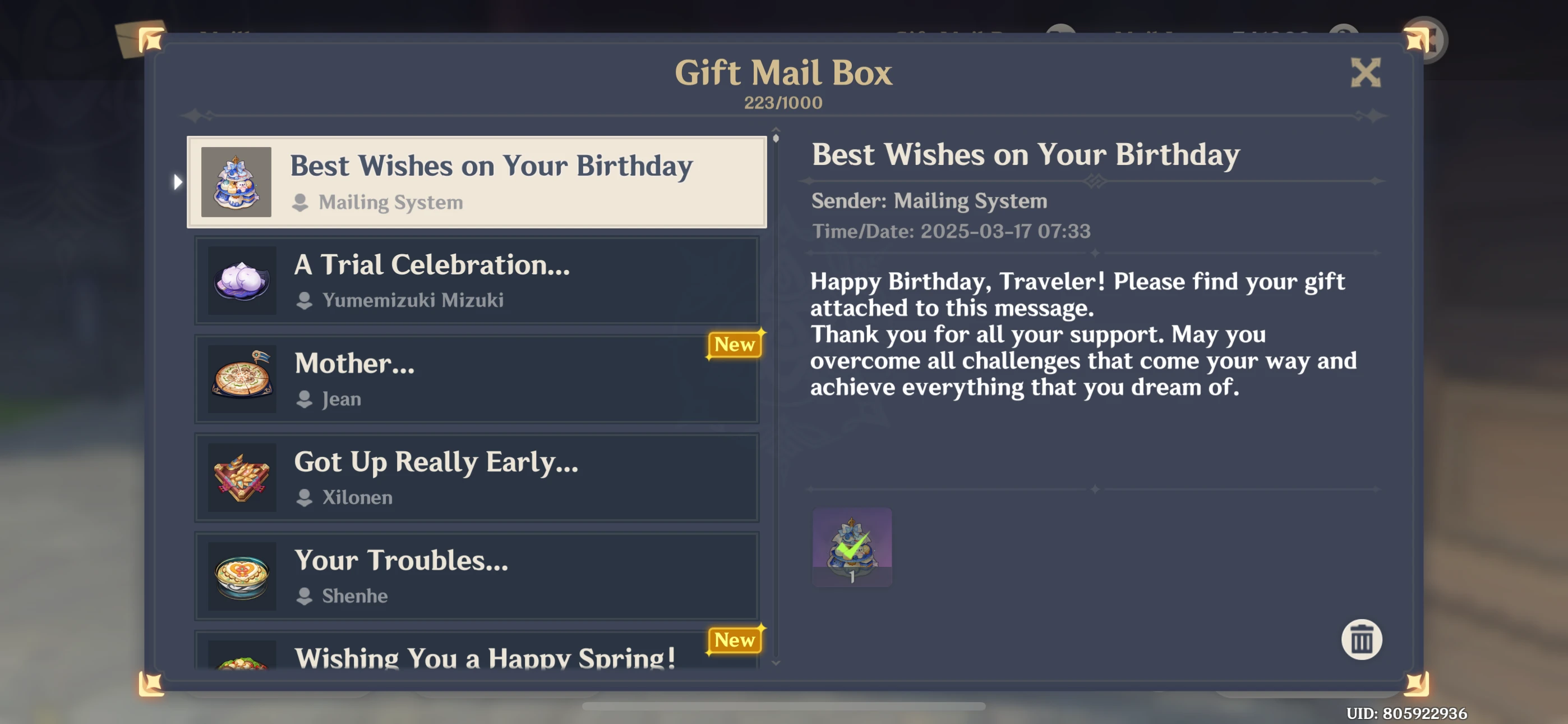 Happy birthday Genshin Impact | HoYoLAB