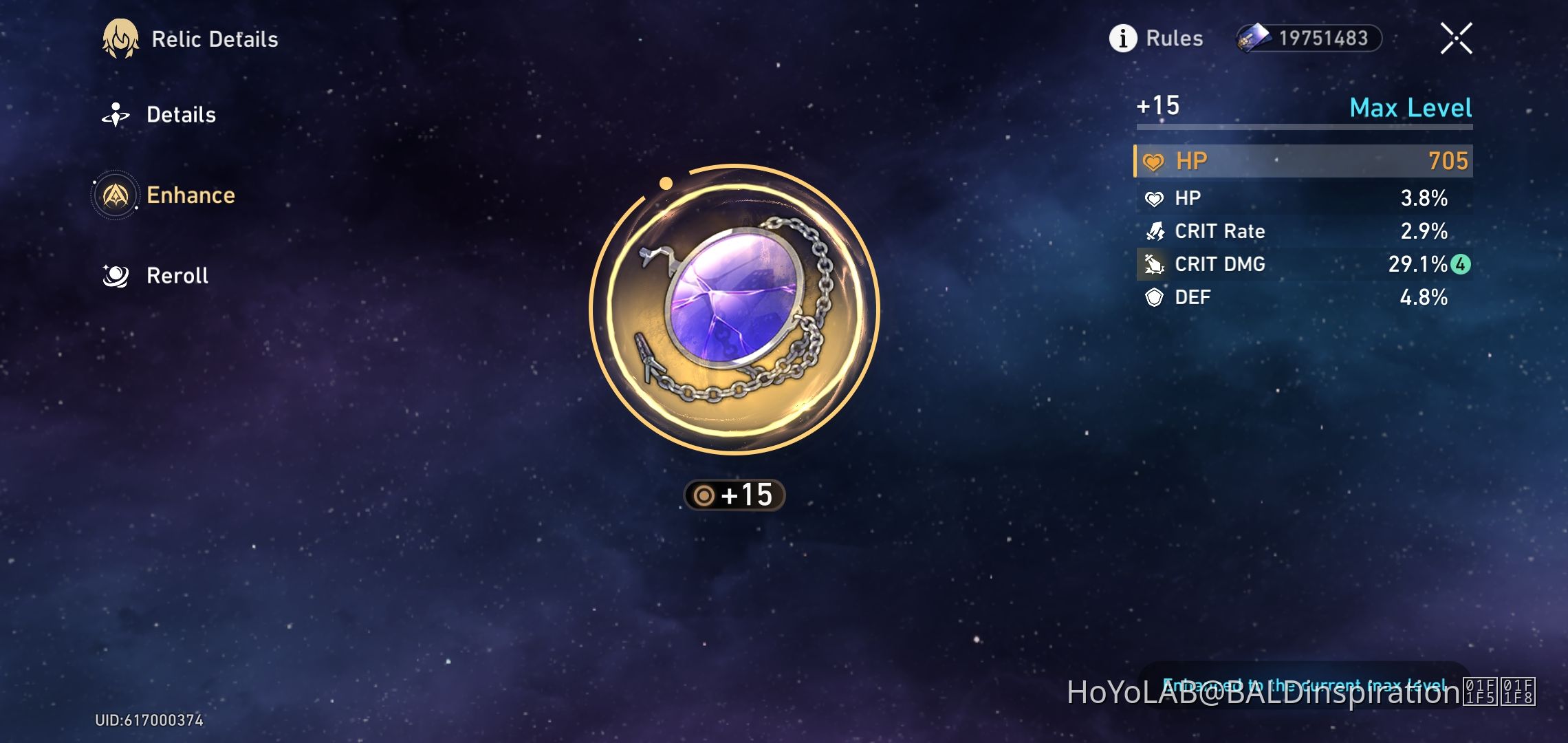 MYdei relics Honkai: Star Rail | HoYoLAB