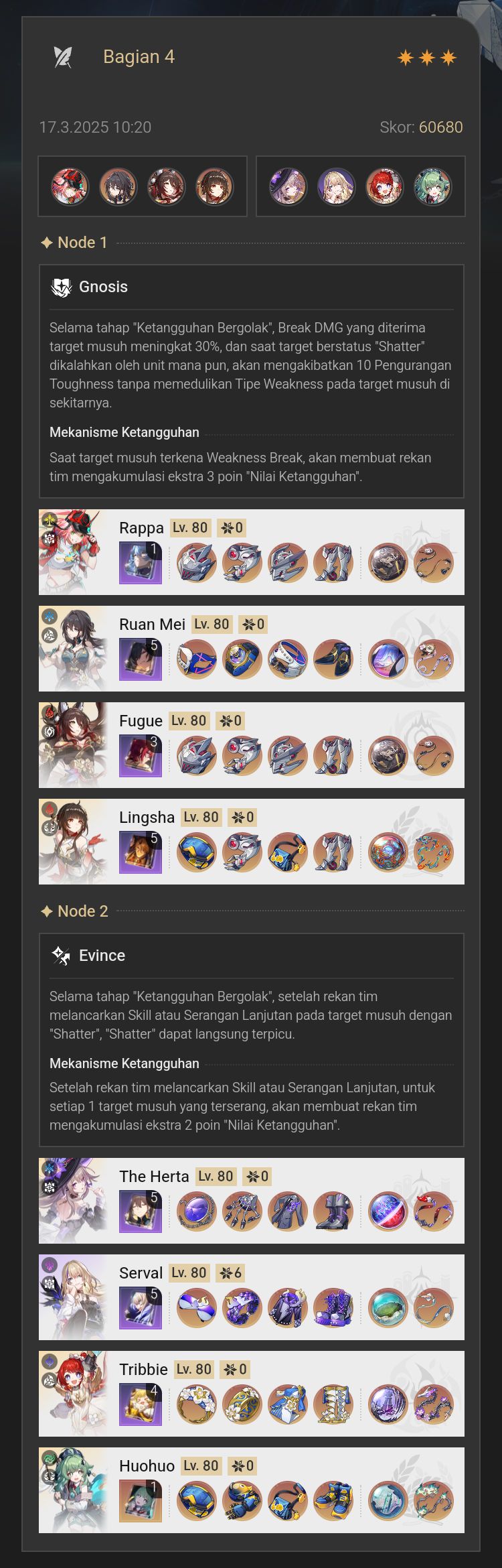 Bisa 60k++ kalo ga di FA phase 1 nya Honkai: Star Rail | HoYoLAB