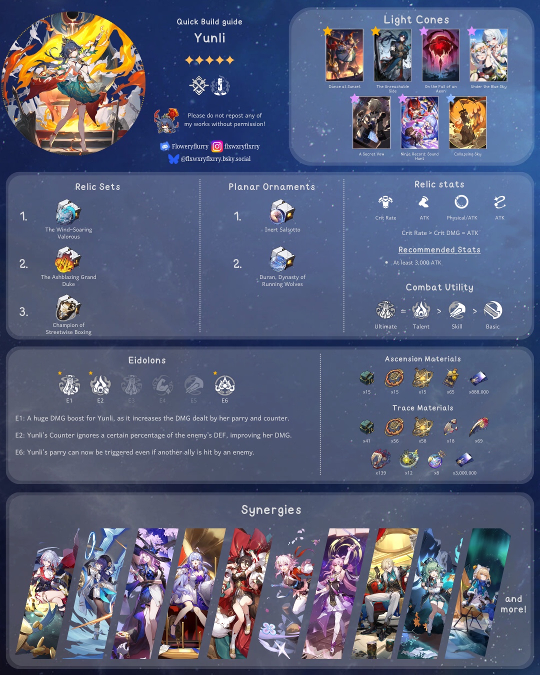 [StarRail3.1] Yunli Quick Build Guide Honkai: Star Rail | HoYoLAB