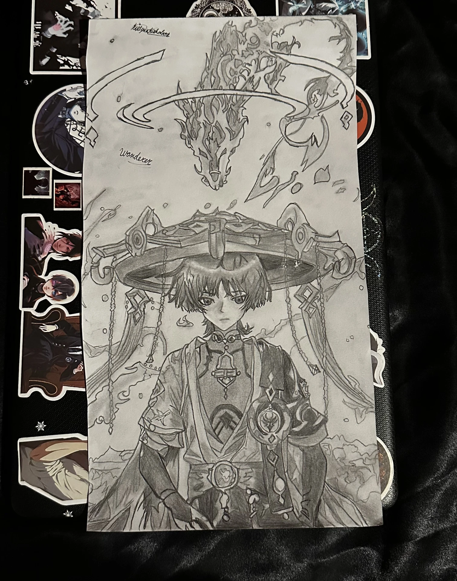 Wanderer drawing!! Genshin Impact | HoYoLAB