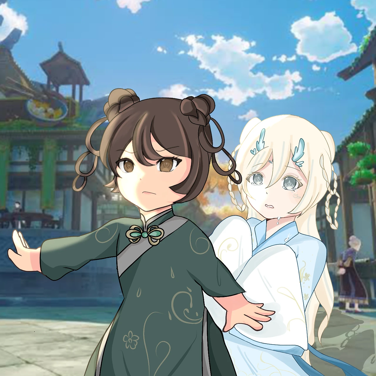 [Lin (OC) and her first friend] ⚠️: blood Genshin Impact | HoYoLAB