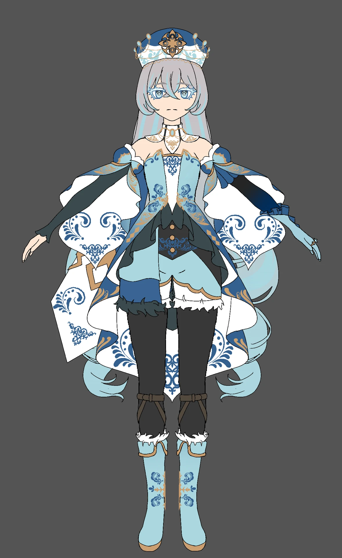 Making a tsaritsa fan design Genshin Impact | HoYoLAB