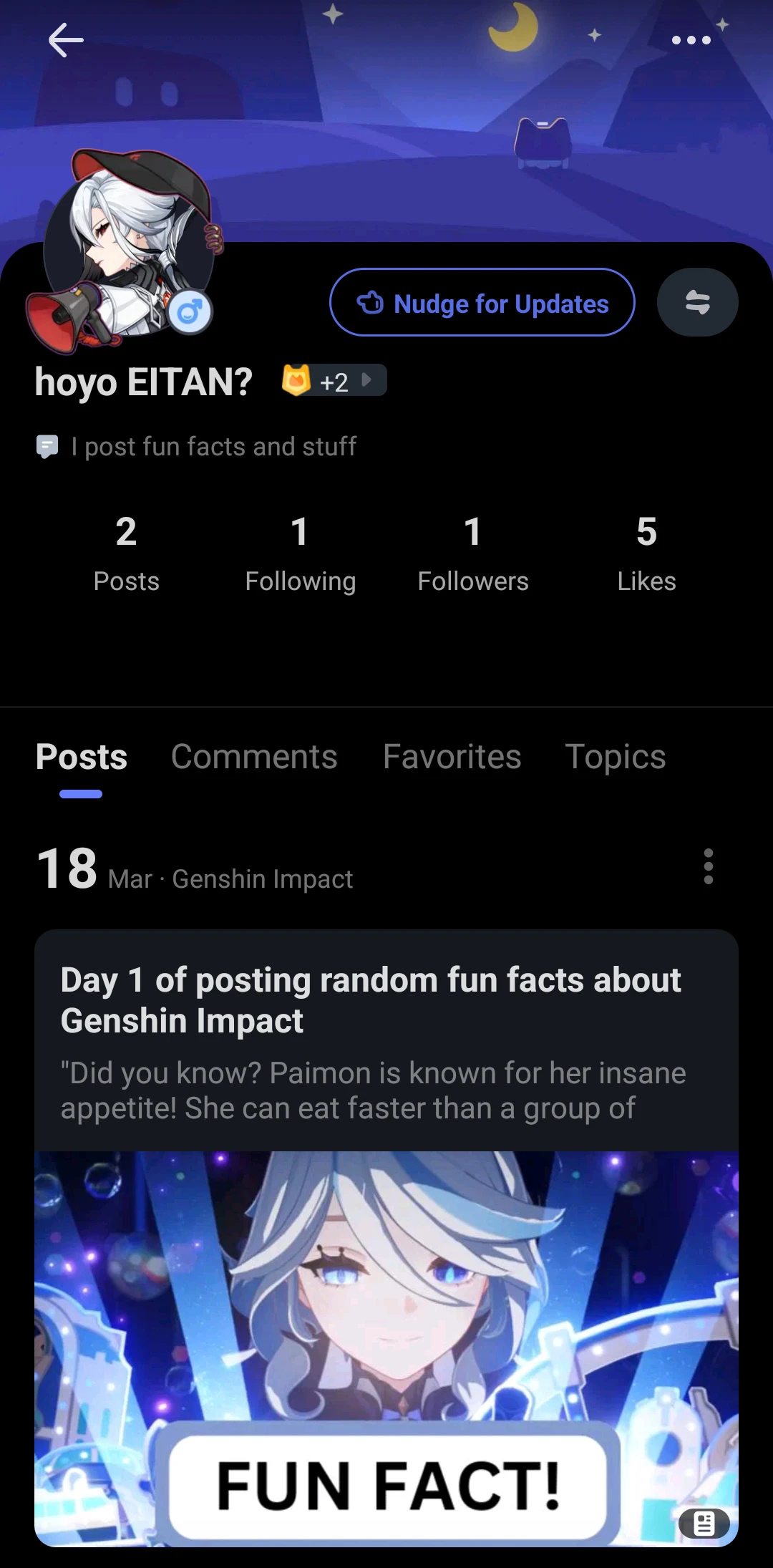 Can you guys follow my 2nd acc? pls? 👉👈 | HoYoLAB