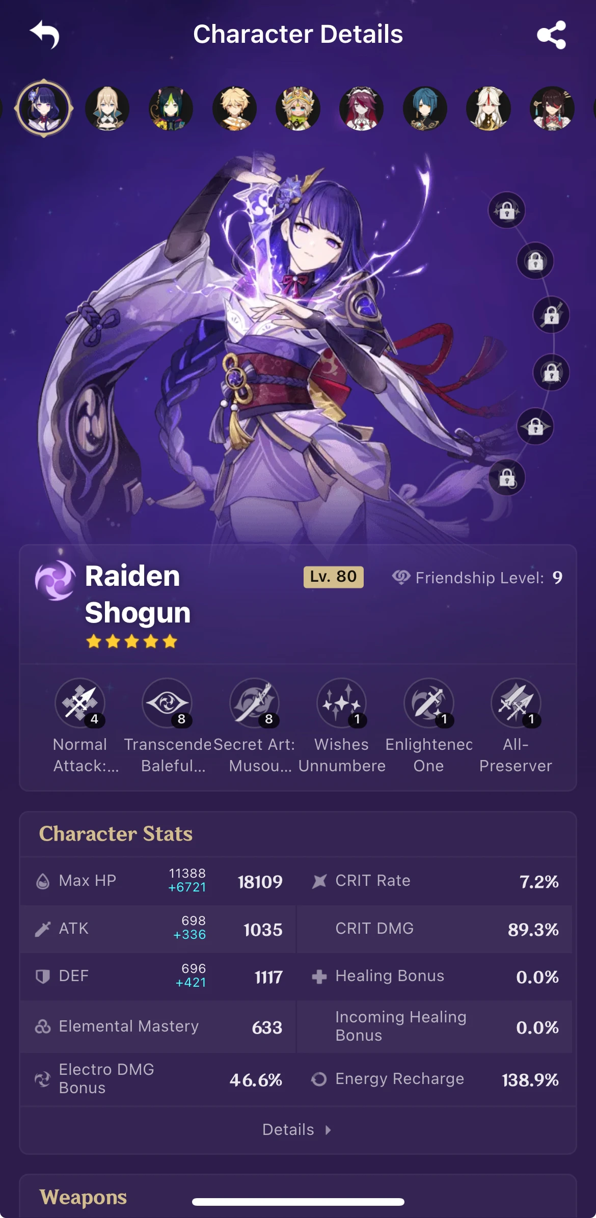 Raiden build for hyperbloom suggestions Genshin Impact | HoYoLAB