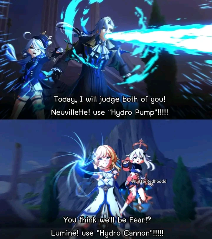 Lumine's iconic Hydro Cannon Genshin Impact | HoYoLAB