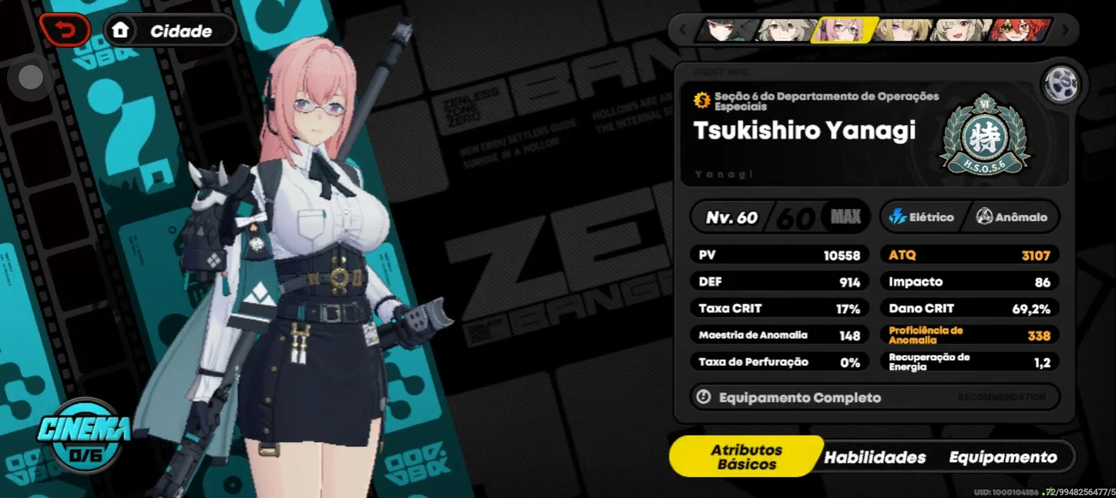 deixo a Yanagi com qual build? Zenless Zone Zero | HoYoLAB