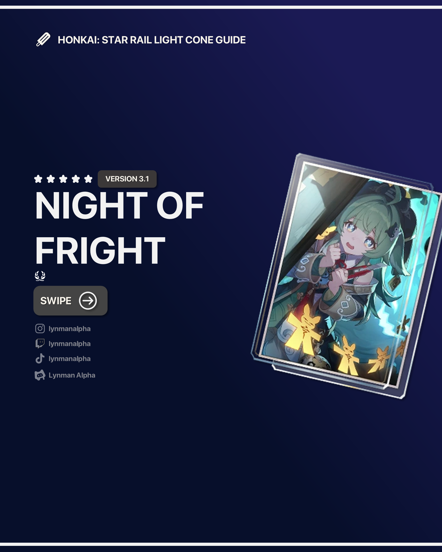 Night of Fright | Honkai: Star Rail Light Cone Guide Honkai: Star Rail | HoYoLAB