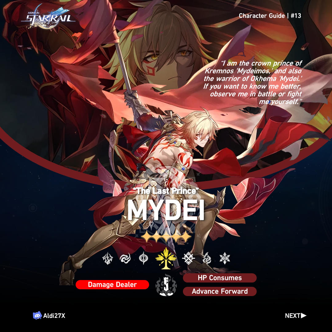 MYDEI - Infographic Character Guide Honkai: Star Rail | HoYoLAB