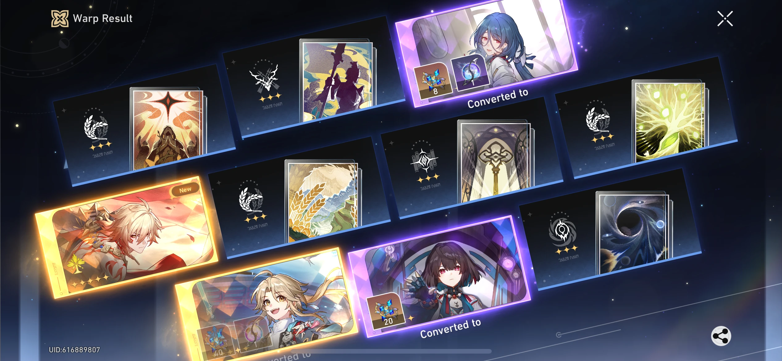 YAY IM GUARANTEED CASTORICE!! :D (I LOVE MYDEI SO MUCH) Honkai: Star ...