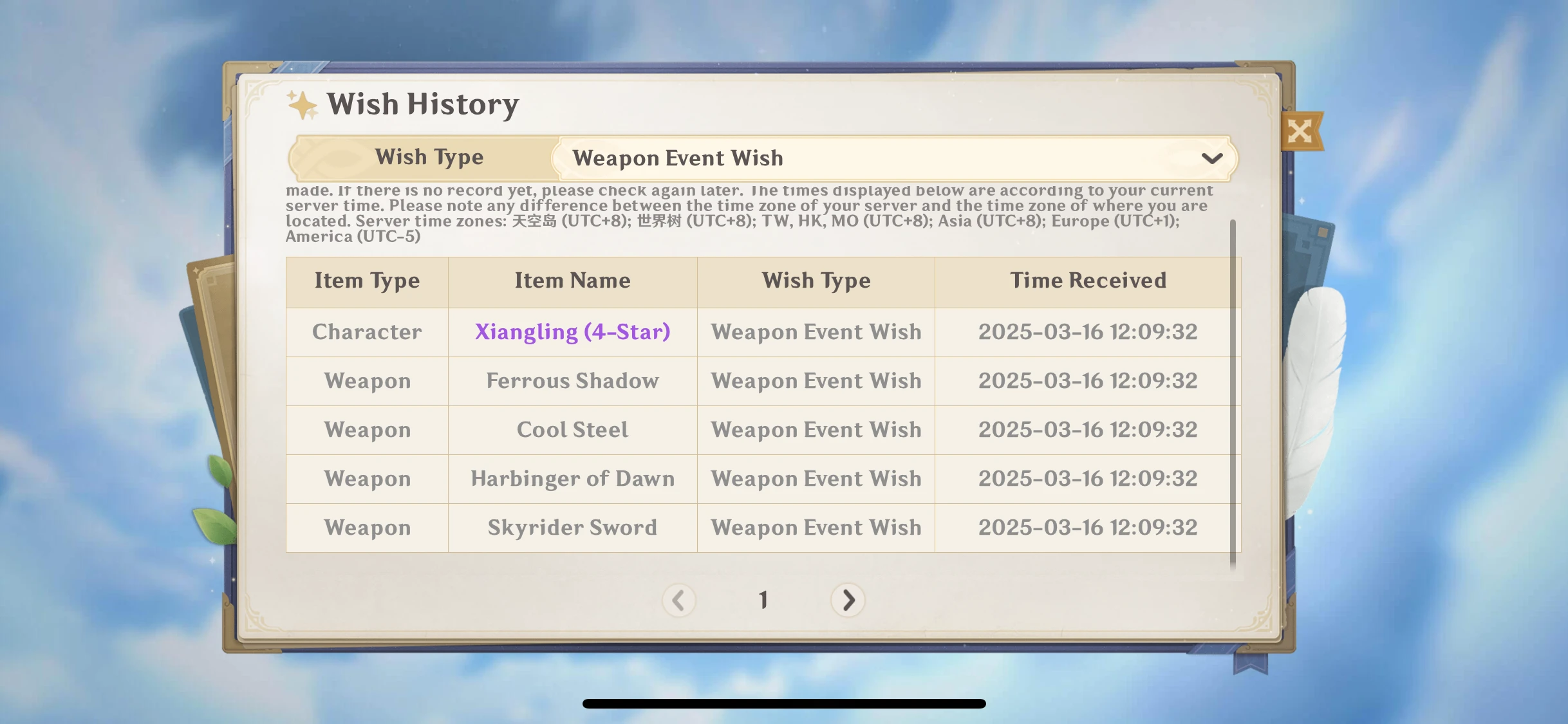 Day 2 of pulling for Wrio’s weapon Genshin Impact | HoYoLAB