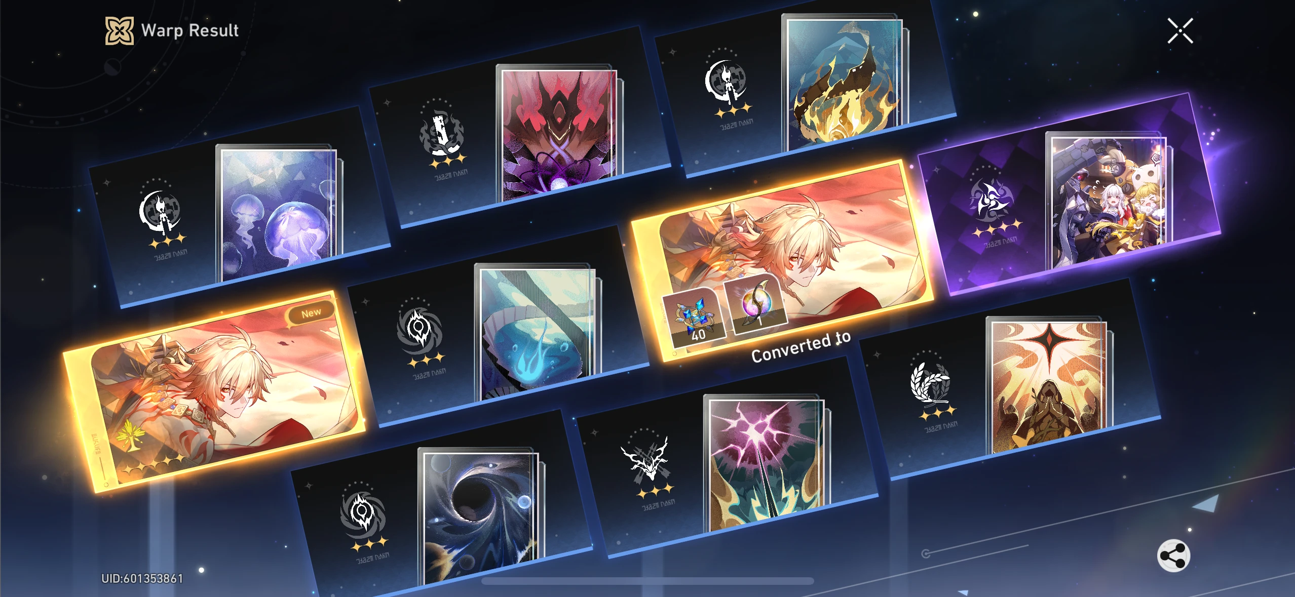 You ever just get Mydei twice in a single 10 pull? Honkai: Star Rail ...