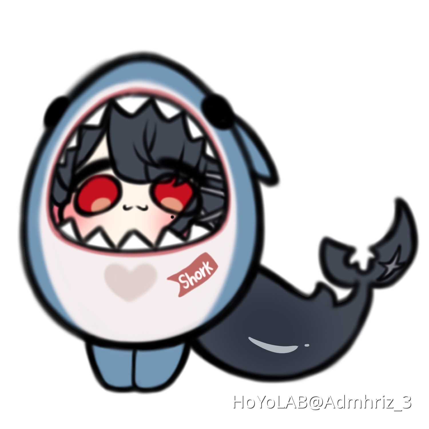 Ellen Joe cosplaying as a shark Zenless Zone Zero | HoYoLAB