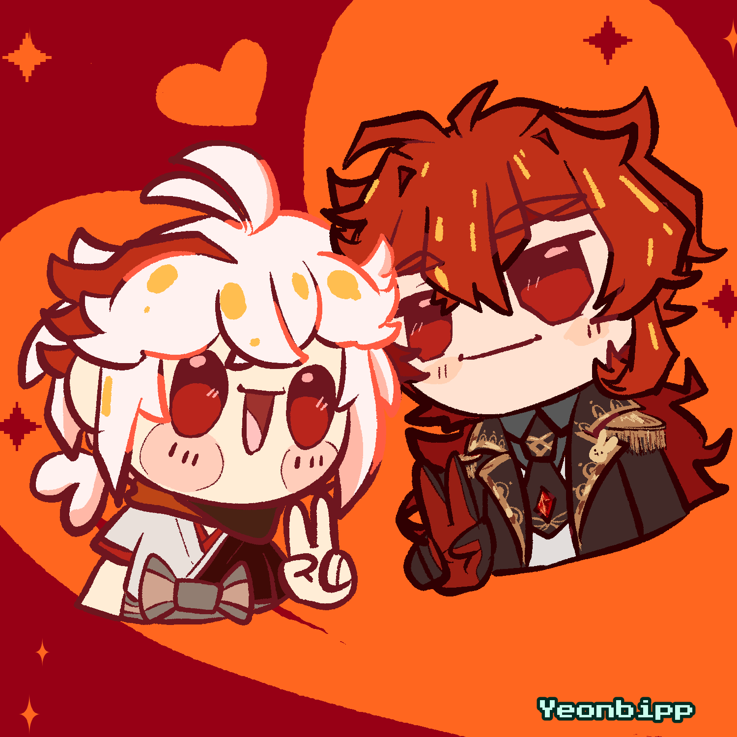 #6 chibi Diluc and Kazuha! Genshin Impact | HoYoLAB