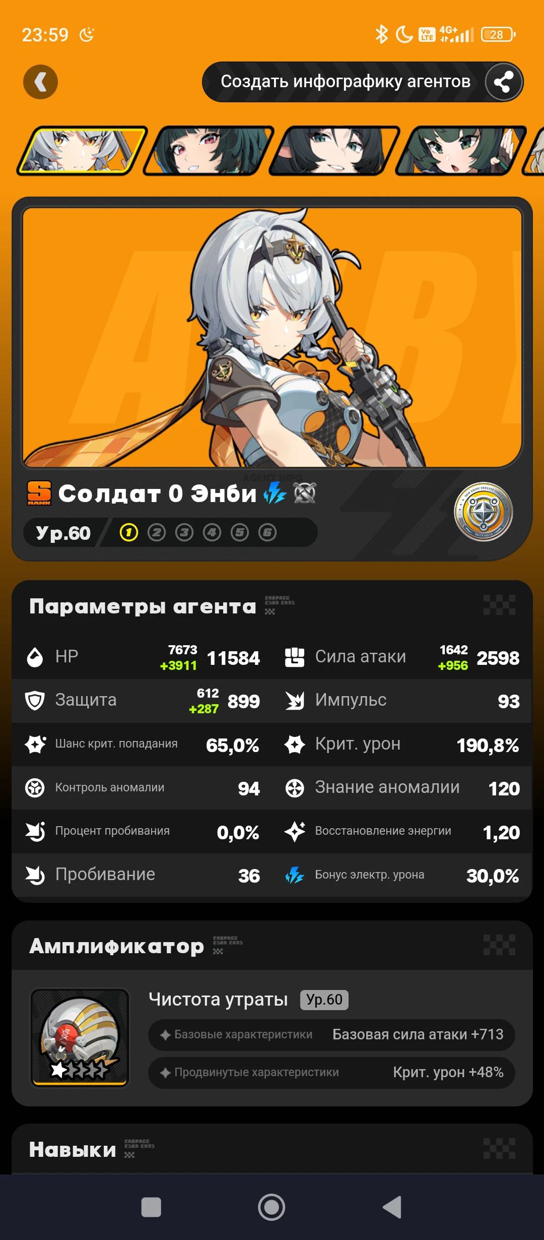 Отдельно сборка СС Энби Zenless Zone Zero | HoYoLAB