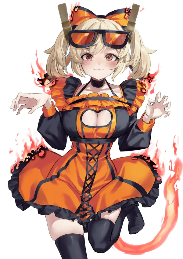 Burnice as a fire kitty Zenless Zone Zero | HoYoLAB