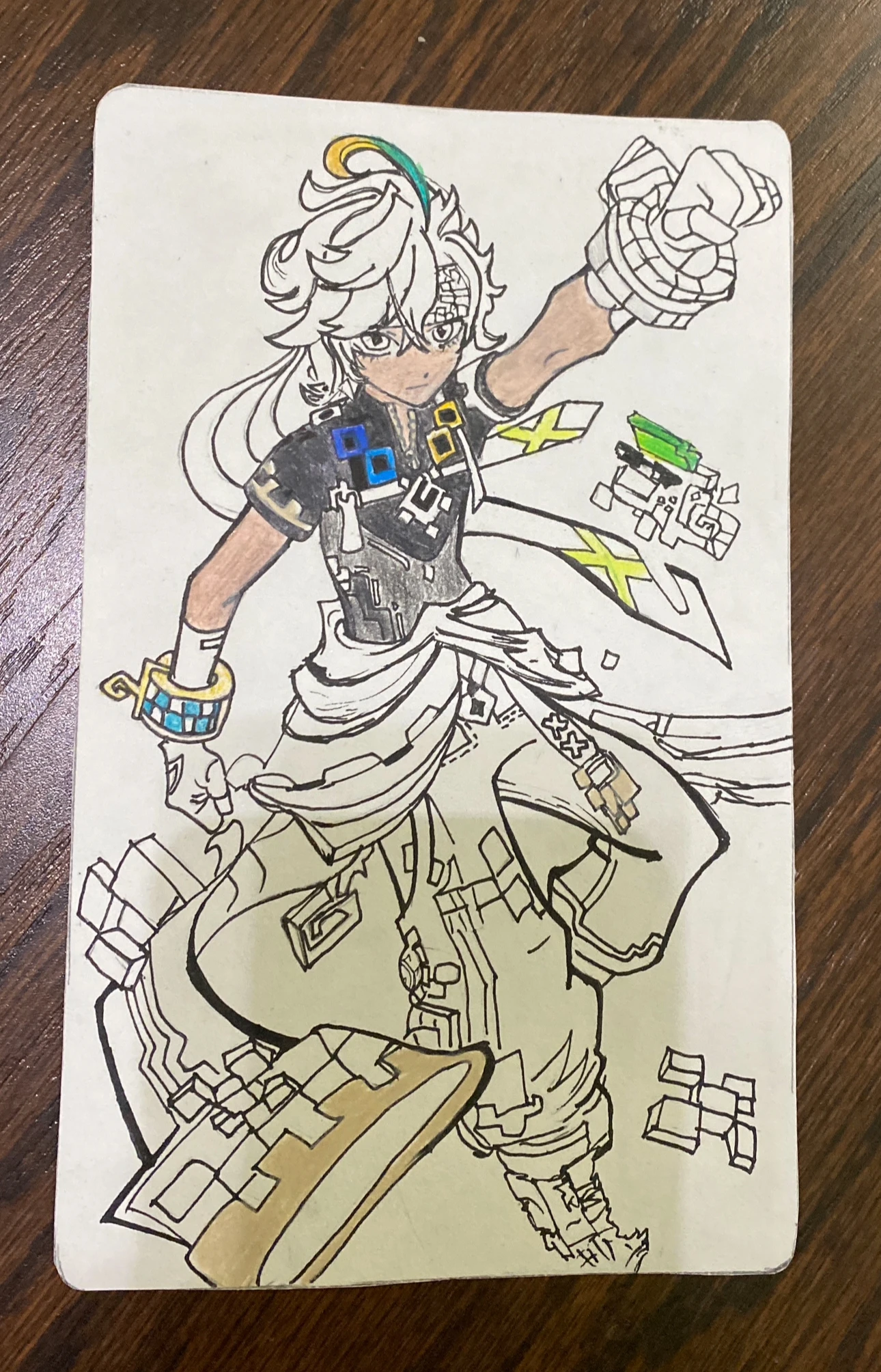 I drew a Kinich TCG Card!! Genshin Impact | HoYoLAB