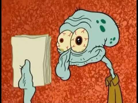 Squidward finished script and extremely tired | HoYoLAB