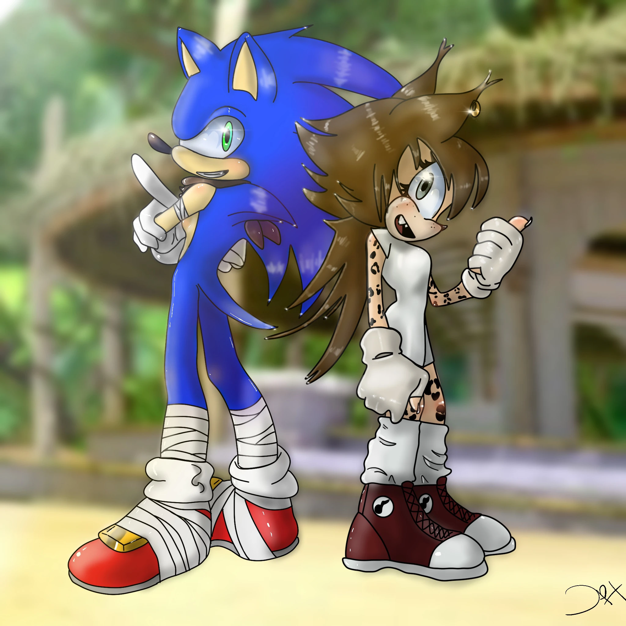 Me and Sonic haha 🤣 | HoYoLAB