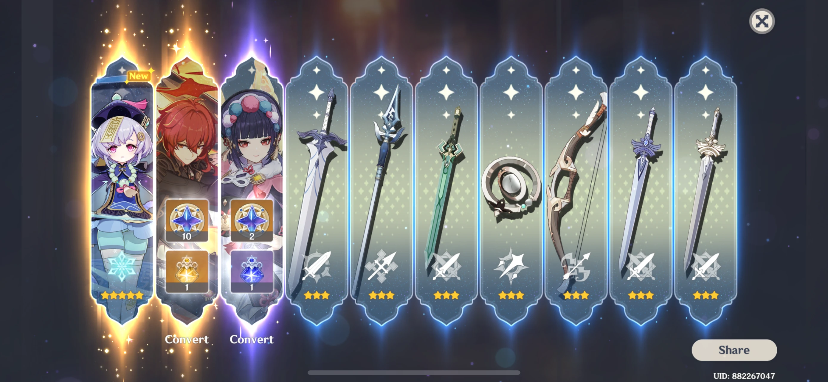 My first double 5star on standard banner Genshin Impact | HoYoLAB