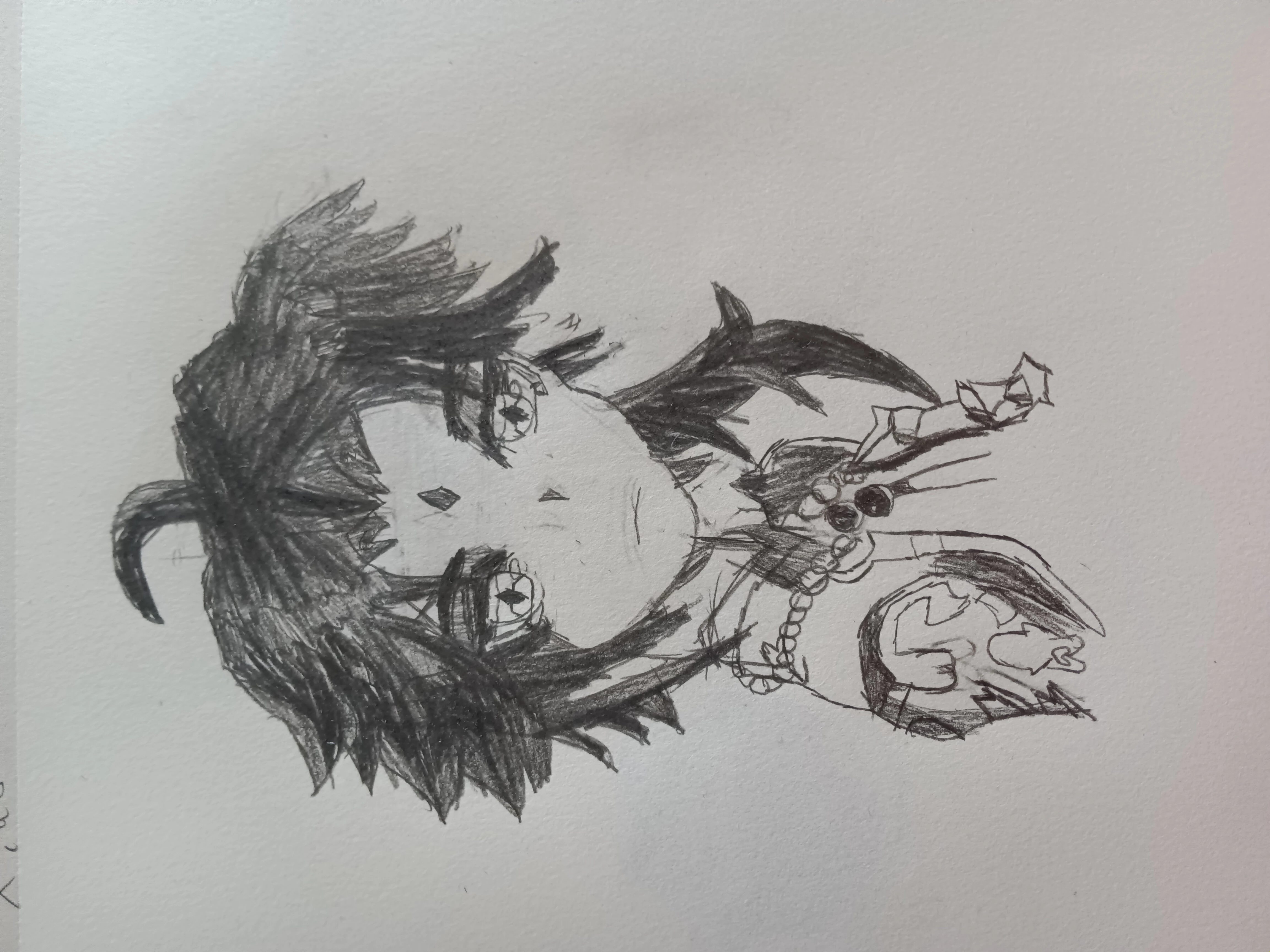 Xiao drawing led pencil only Genshin Impact | HoYoLAB