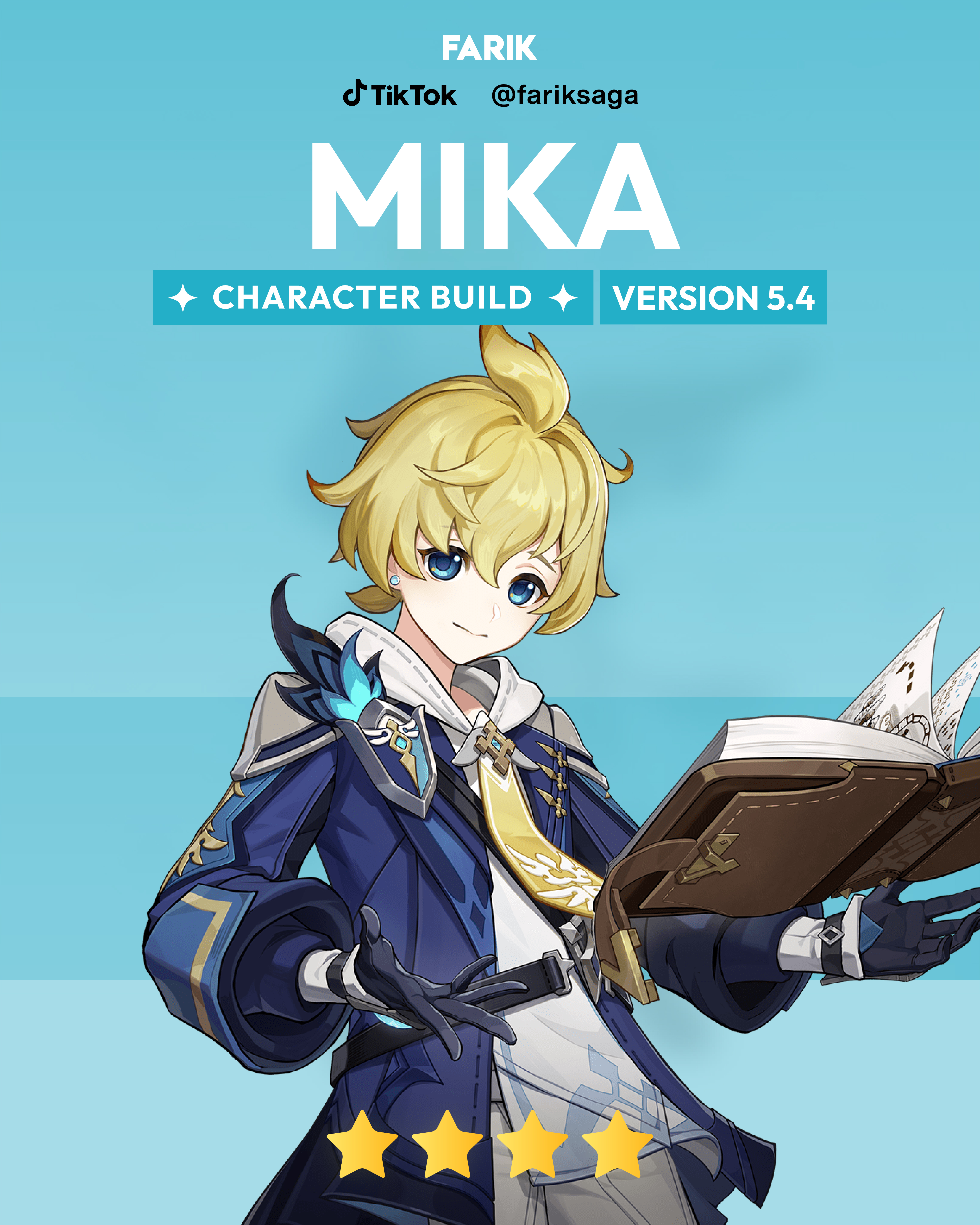 [Mini Guide] Character Build: Mika Support Version 5.4 Genshin Impact ...
