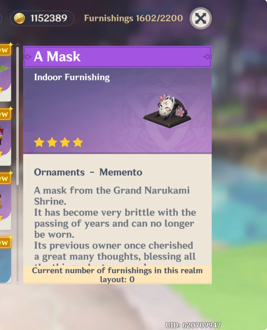 Don’t forget to claim this momento - Inazuma/mask Genshin Impact | HoYoLAB