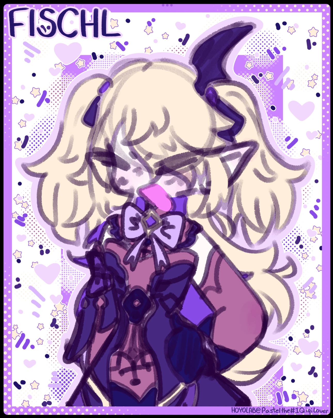 Fischl Drawing Genshin Impact | HoYoLAB