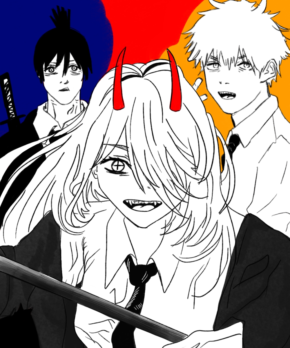 Tatsuki fujimoto art study (power,denji,aki) | HoYoLAB