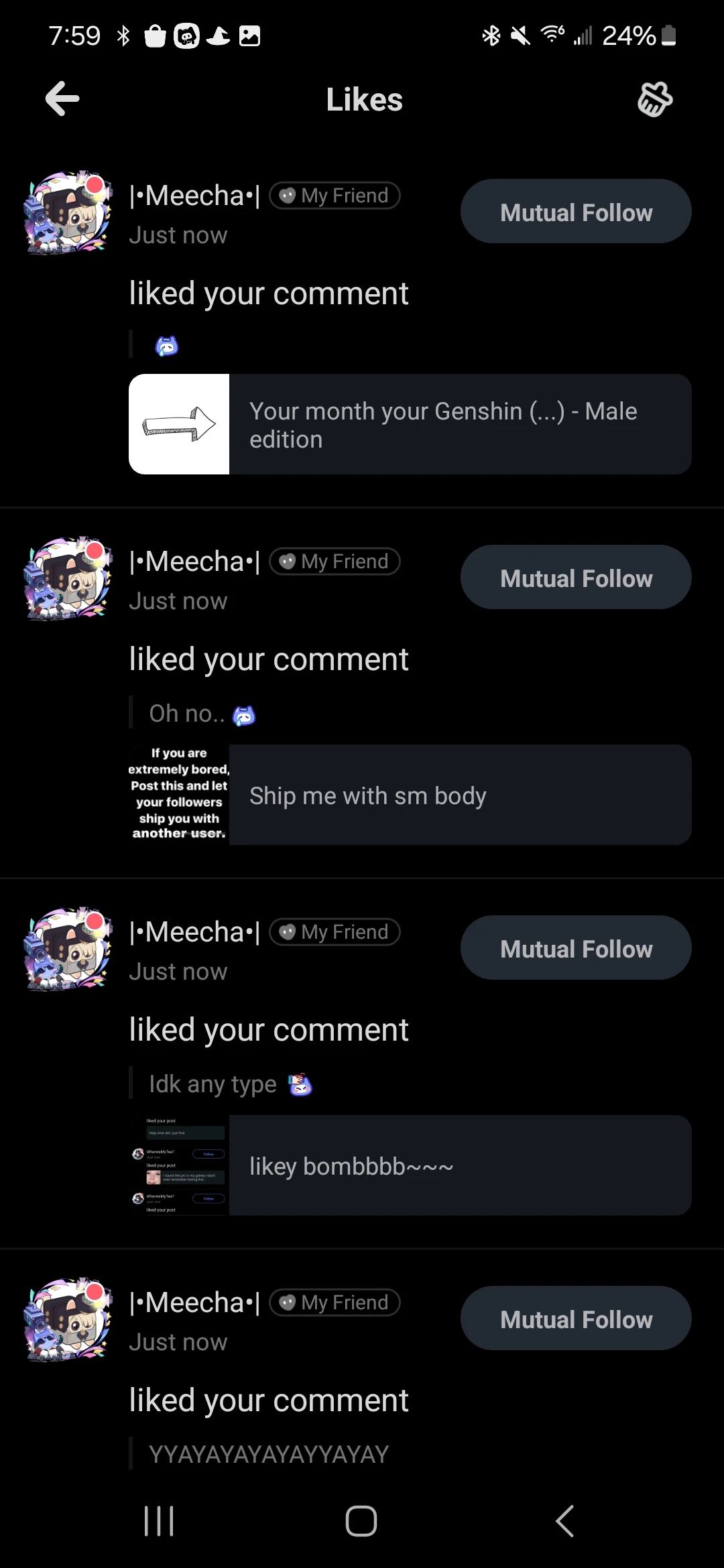 for some reason it feels like I haven't gotten like bombed by meecha in years Genshin Impact ...