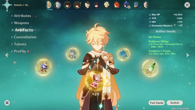 Does anyone know the best artifacts for the Anemo Traveler? Genshin ...